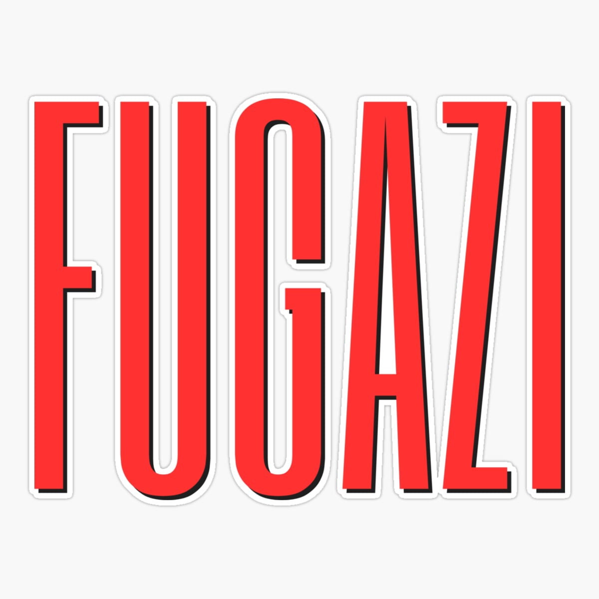 DOPASTICKER Fugazi Sticker, Phone Sticker Car Stickers, Birthday Gift ...