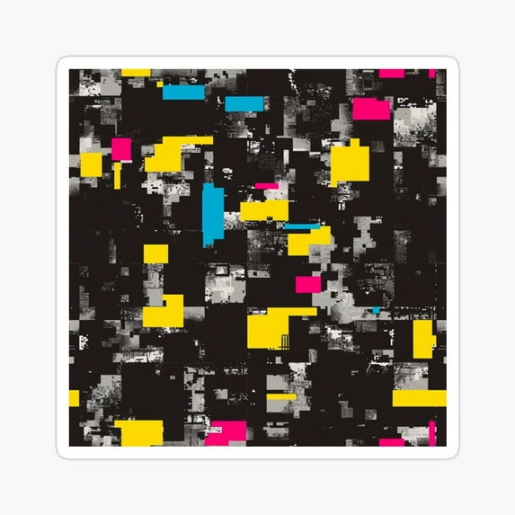 DOPASTICKER Full Cyber Camouflage Sticker Decorative Laptop, Phone ...