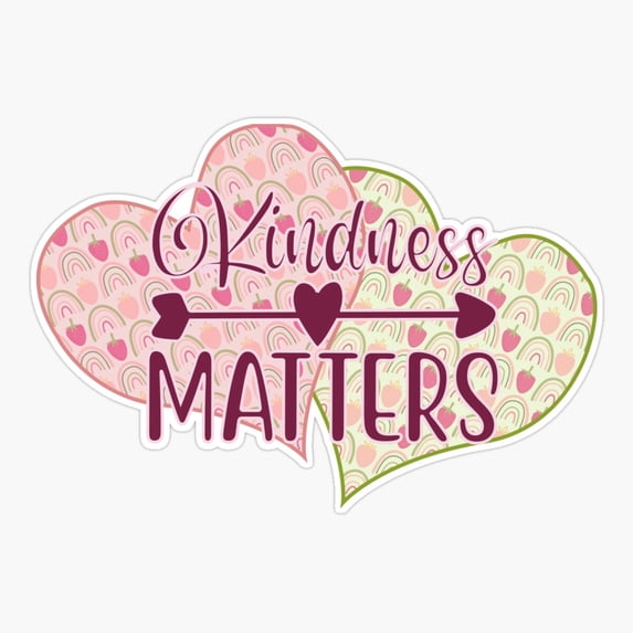 DOPASTICKER Full Of Heart And Kindness Sticker, Phone Sticker Car ...