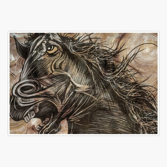 DOPASTICKER Fully Faded Shelby Sticker, Phone Sticker Water Bottle ...