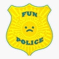 DOPASTICKER Fun Police Sticker, Phone Sticker Water Bottle Sticker Car ...