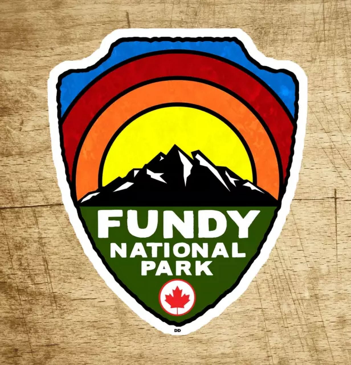 DOPASTICKER Fundy National Park Decal New Brunswick Cana.Da Decorative ...