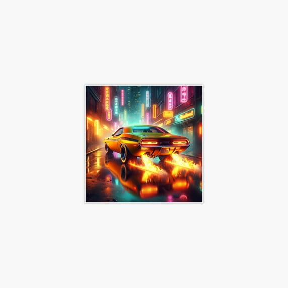 DOPASTICKER Fury Flames Sticker, Phone Sticker Water Bottle Sticker Car ...