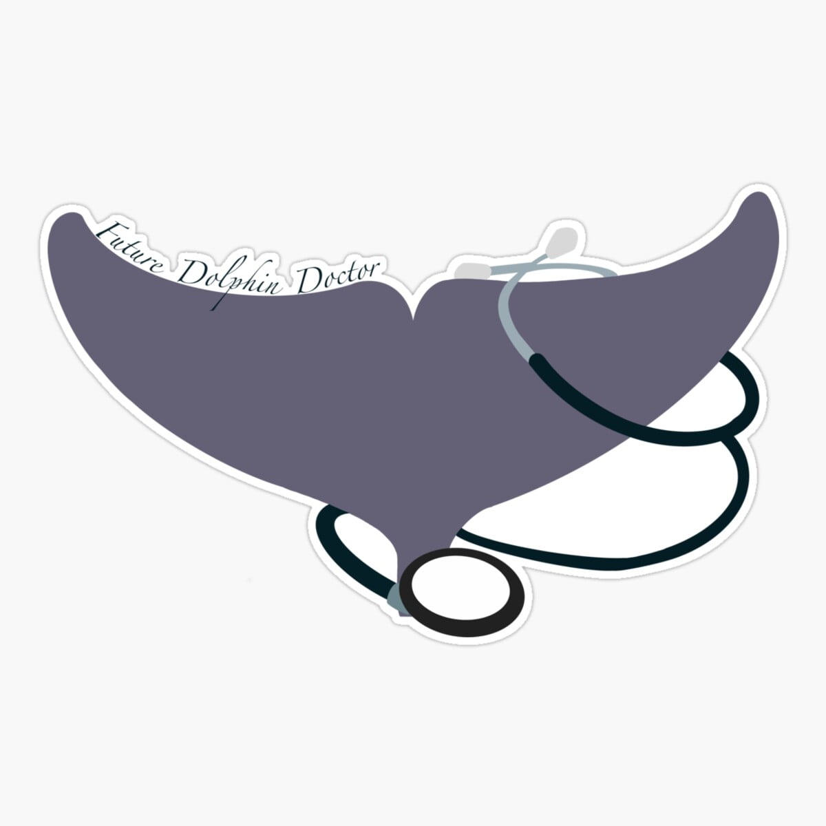 DOPASTICKER Future Dolphin Doctor Sticker, Phone Sticker Car Sticker ...