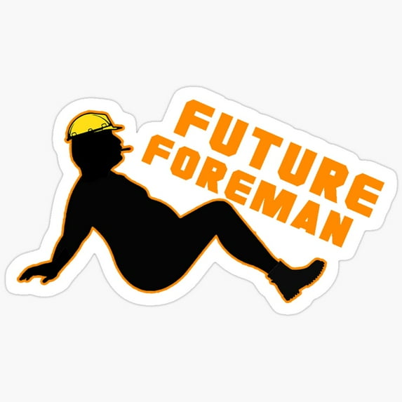 DOPASTICKER Future Foreman - Safety Orange Gift You - Phone Stickers ...