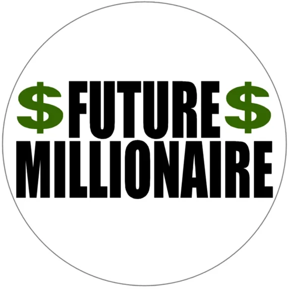 DOPASTICKER Future Millionaire, Rich Dollar Sign Bank Phone Decal Water ...