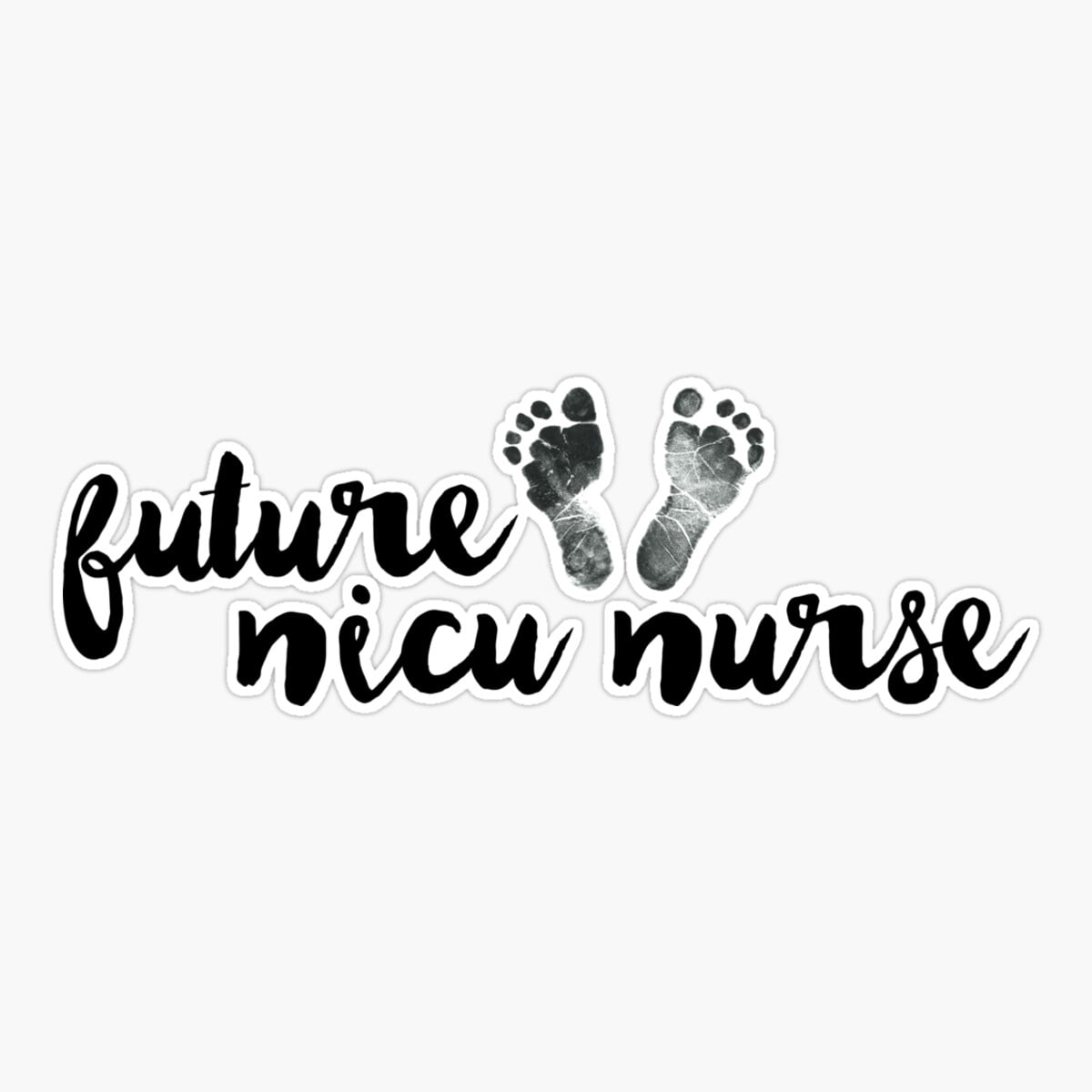 DOPASTICKER Future Nicu Nurse Sticker, Phone Sticker Water Bottle ...