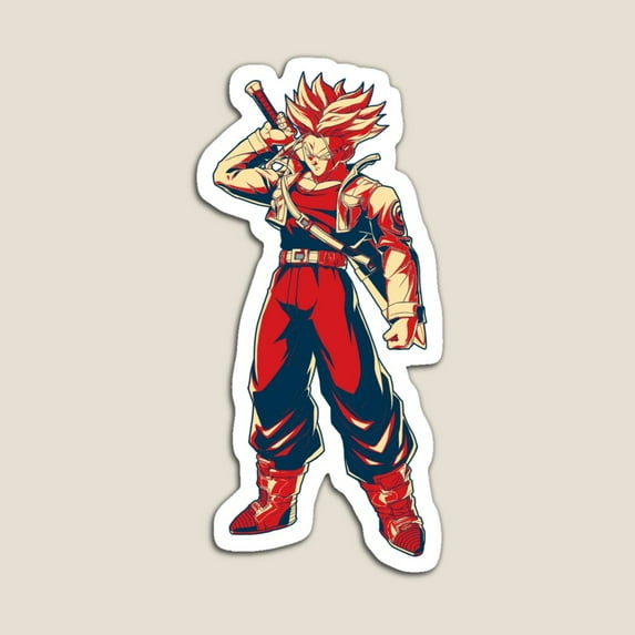 DOPASTICKER Future Trunks Retro, Future Trunks Fanart, Future Trunks ...