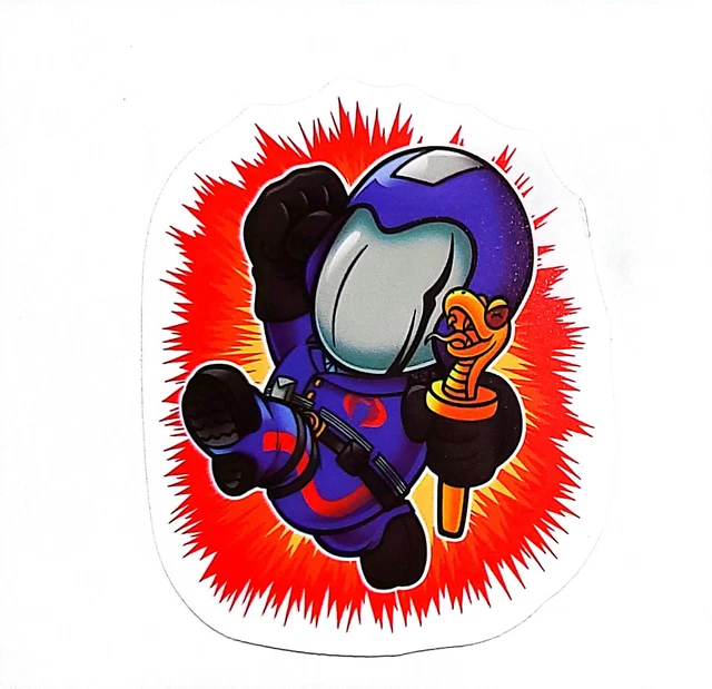 DOPASTICKER G.I. Joe Classified Real American Hero Cobra Commander ...