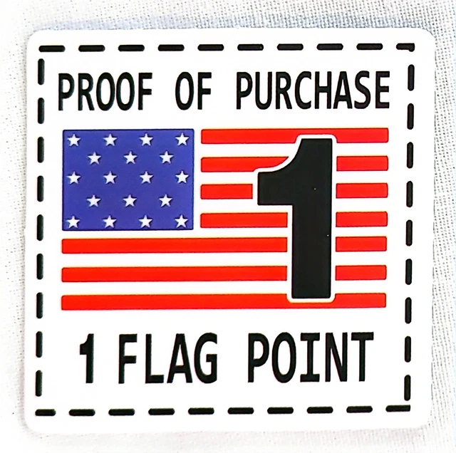 DOPASTICKER G.I. Joe Classified Real American Hero Flag Point Small ...