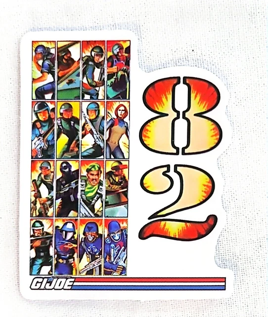 DOPASTICKER G.I. Joe Classified Real American Hero Small Sticker Phone ...