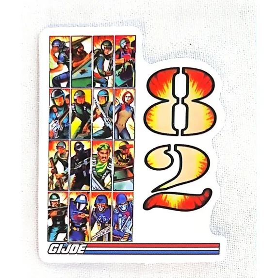 DOPASTICKER G.I. Joe Classified Real American Hero Small Sticker Phone ...