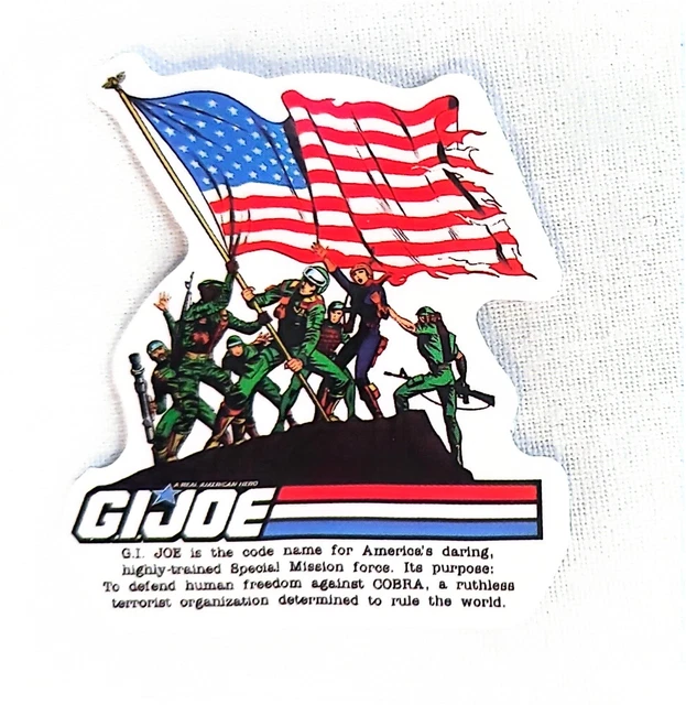 DOPASTICKER G.I. Joe Classified Real American Hero Small Sticker Phone ...