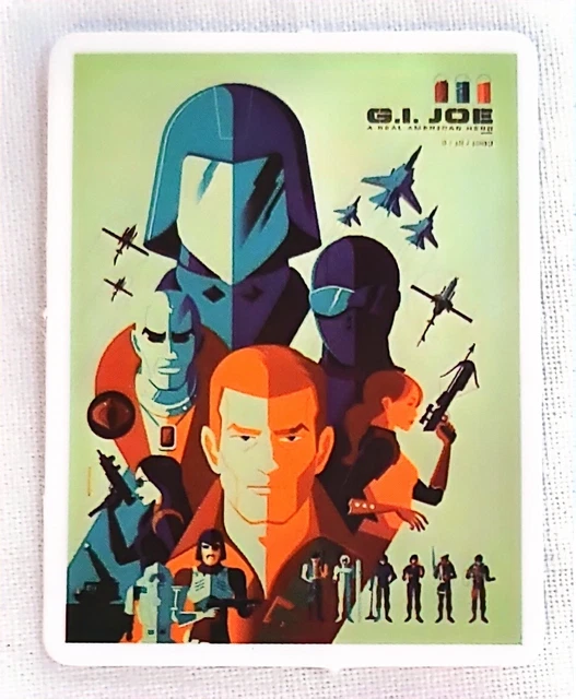 DOPASTICKER G.I. Joe Classified Real American Hero Small Sticker Phone ...