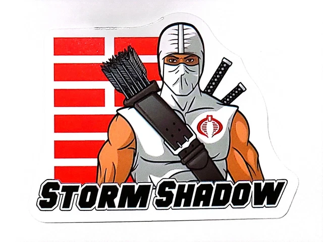 DOPASTICKER G.I. Joe Classified Real American Hero Storm Shadow Sticker ...