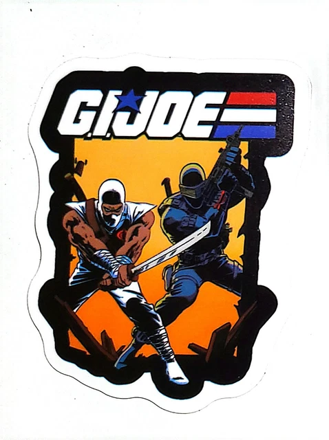 DOPASTICKER G.I. Joe Real American Hero Storm Shadow And Snake Eyes ...