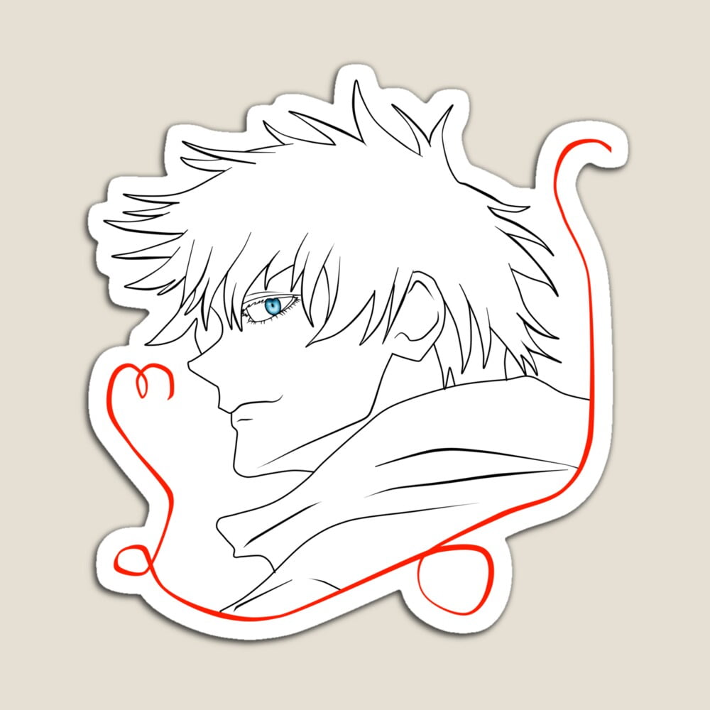 DOPASTICKER G0Jo Red Thread Decorative Laptop, Phone Stickers ...