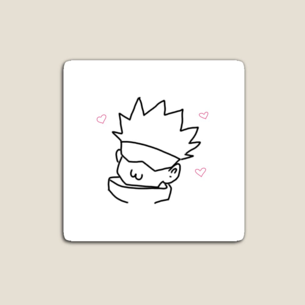 DOPASTICKER G0Jo S@Toru Jjk With Hearts Decorative Laptop, Phone ...