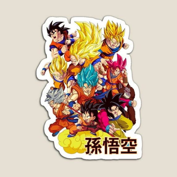 DOPASTICKER G0Ku Transformations Decorative Laptop, Phone Stickers ...