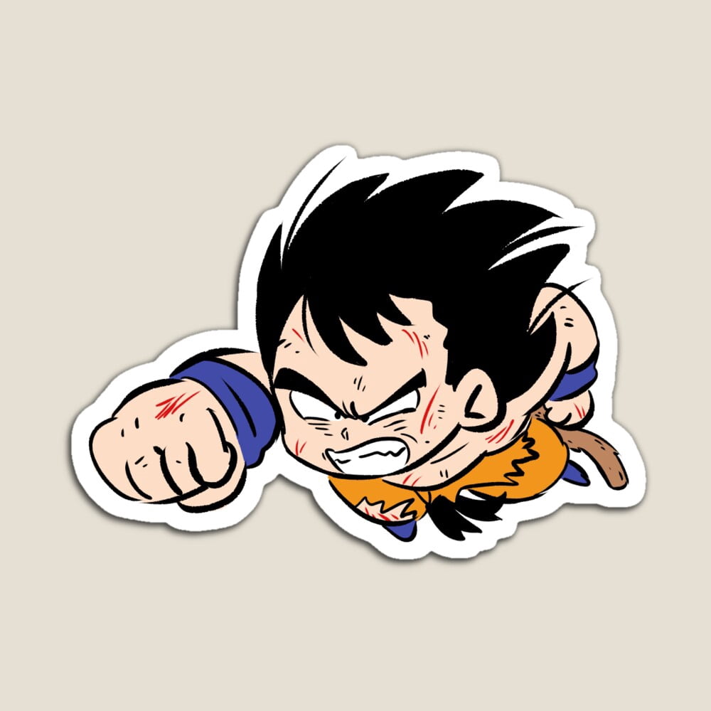 DOPASTICKER G0Ku Vs King Piccolo Decorative Laptop, Phone Stickers ...