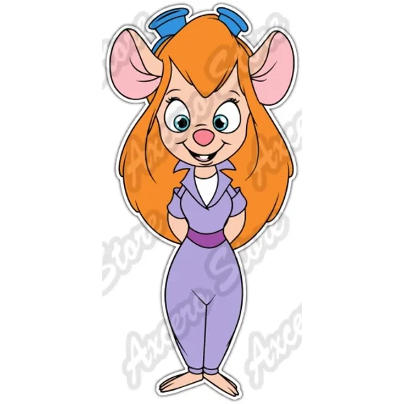 DOPASTICKER Gadget Hackwrench Chip 'N' Dale Cartoon Car Sticker Decal ...