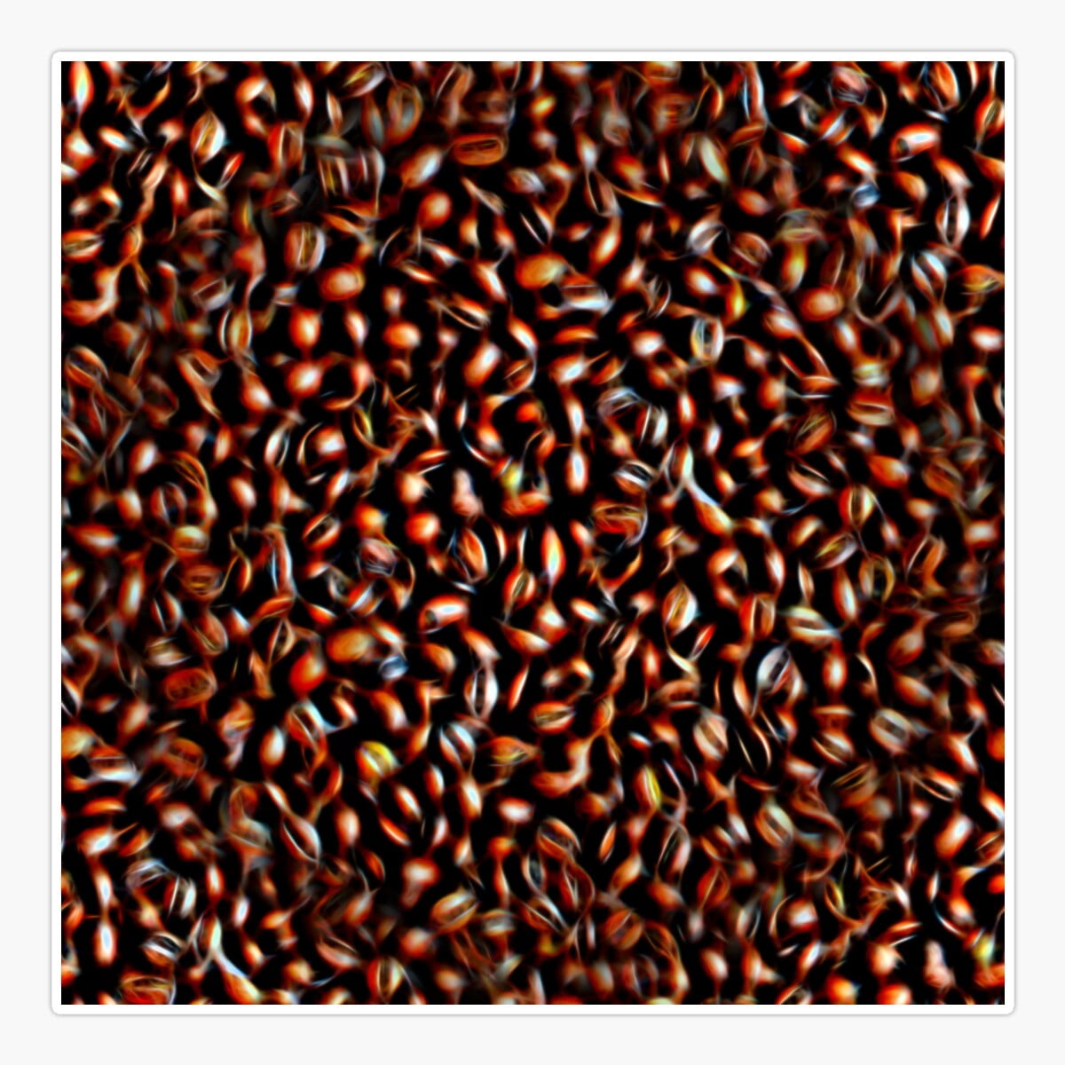 DOPASTICKER Galatic Coffee Beans Sticker, Phone Sticker Car Stickers ...