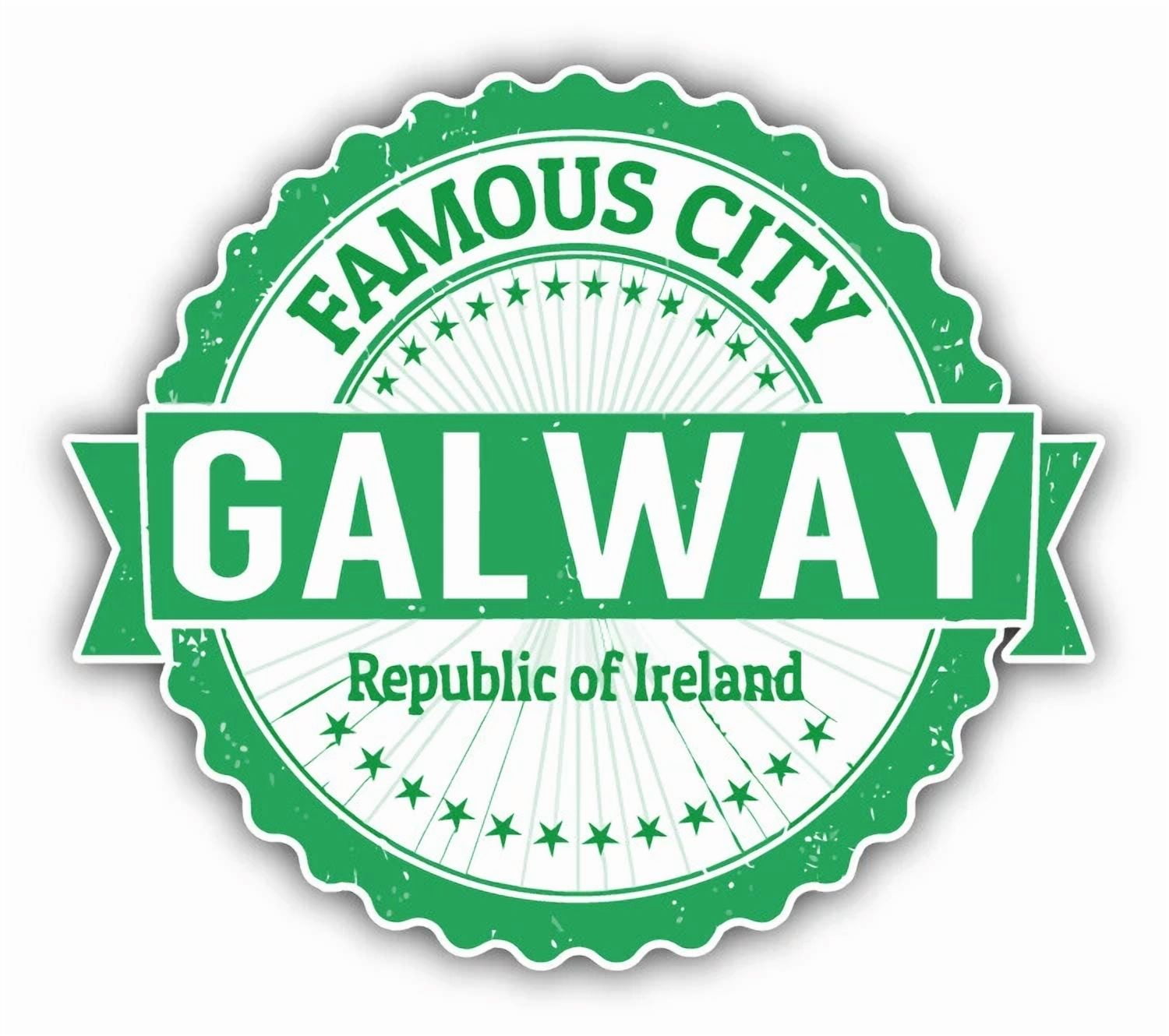 DOPASTICKER Galway City Ireland Travel Car Bumper Sticker Gift You ...