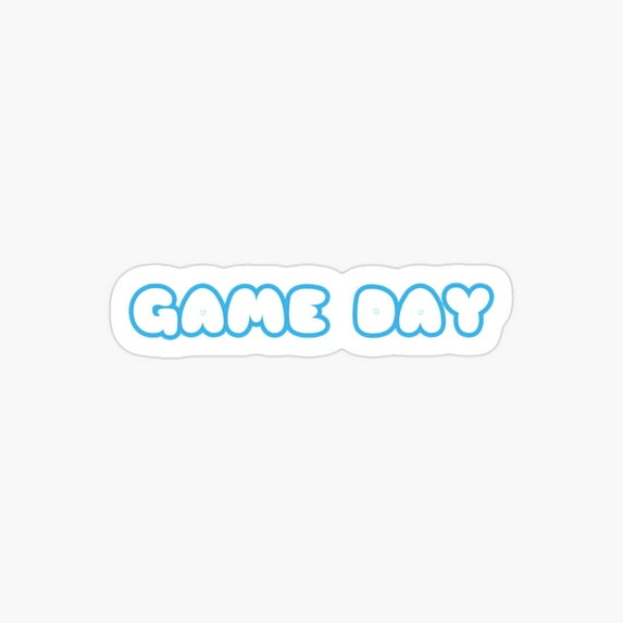 DOPASTICKER Game Day Sticker Waterproof Sticker For Water Bottles ...