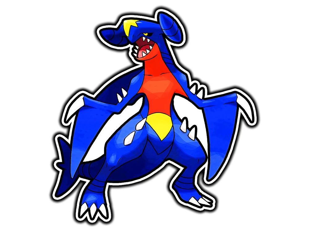 DOPASTICKER Garchomp Sticker Decal Phone Decal Water Bottle Stickers ...