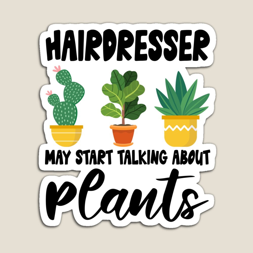 DOPASTICKER Garden Hairdresser Birthday Present, Plant Lover Tee Shirt ...