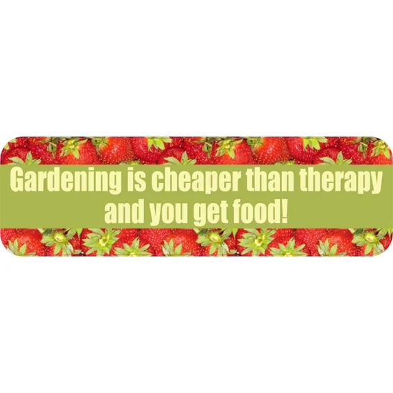 DOPASTICKER Gardening Cheaper Than Therapy Sticker Phone Sticker, Latop ...