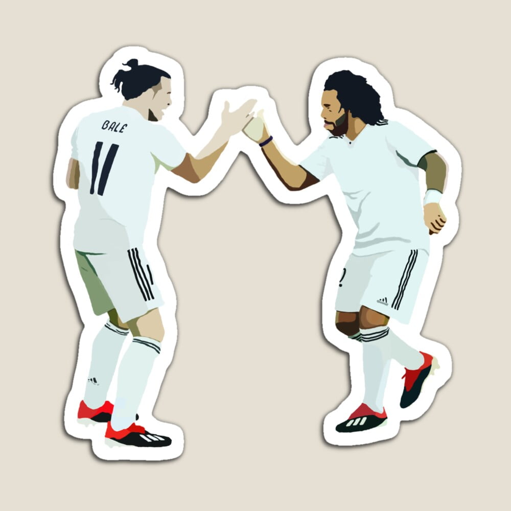DOPASTICKER Gareth Bale & Marcelo Sticker Hot Trending Stickers Phone ...