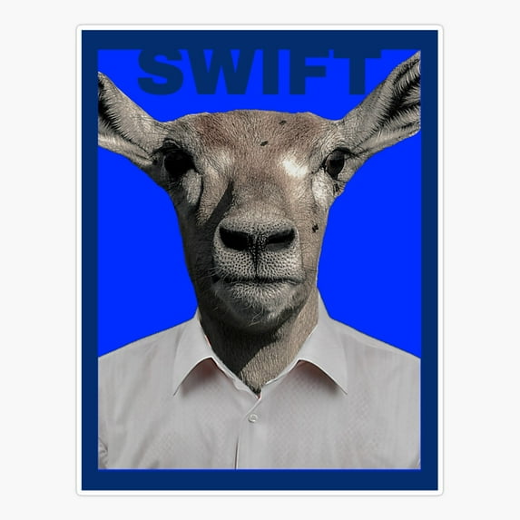 DOPASTICKER Gazelle Deer Head Portrait Art Sticker, Phone Sticker Car ...