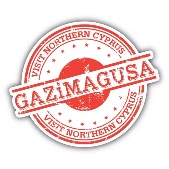 DOPASTICKER Gazimagusa Northern Cyprus Travel Sticker Phone Decal Water ...