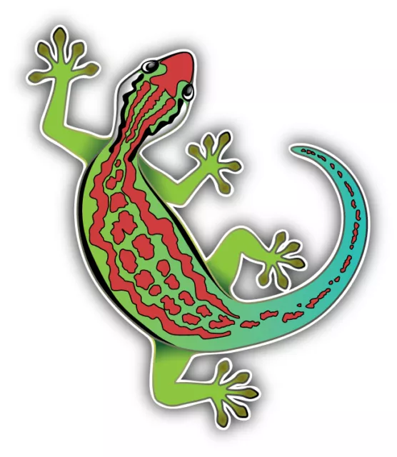 DOPASTICKER Gecko Sticker Decal Phone Decal Water Bottle Stickers, Cars ...