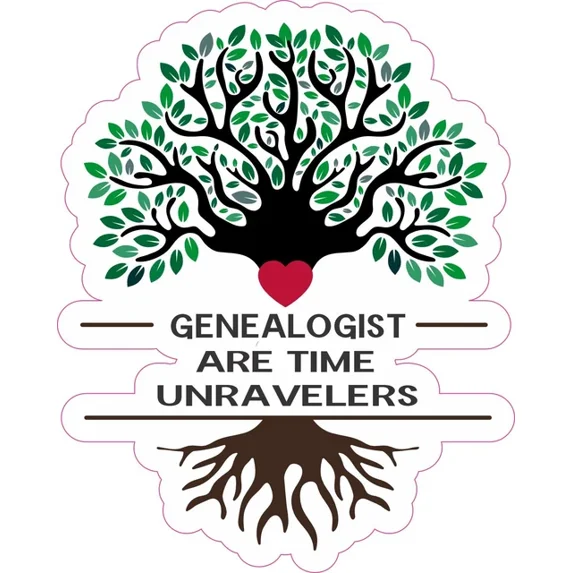 DOPASTICKER Genealogist Are Time Unravelers Sticker Phone Sticker ...