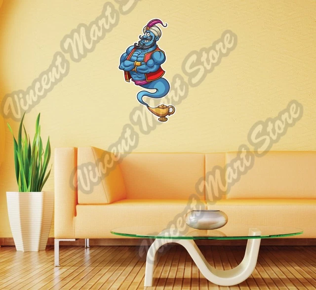 DOPASTICKER Genie Aladdin Lamp Cartoon Kids Gift Wall Sticker Room ...