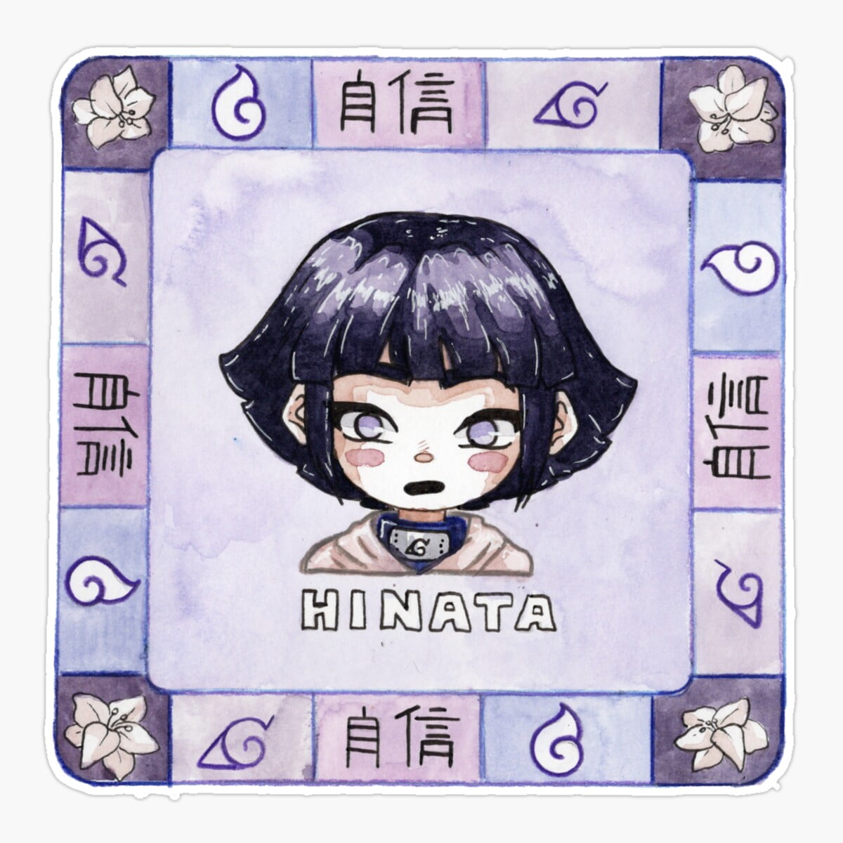 DOPASTICKER Gentle Ninja Sticker, Phone Sticker Water Bottle Sticker ...