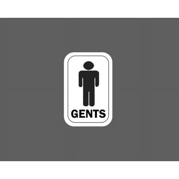DOPASTICKER Gents Sign Men Decorative Laptop, Phone Stickers ...