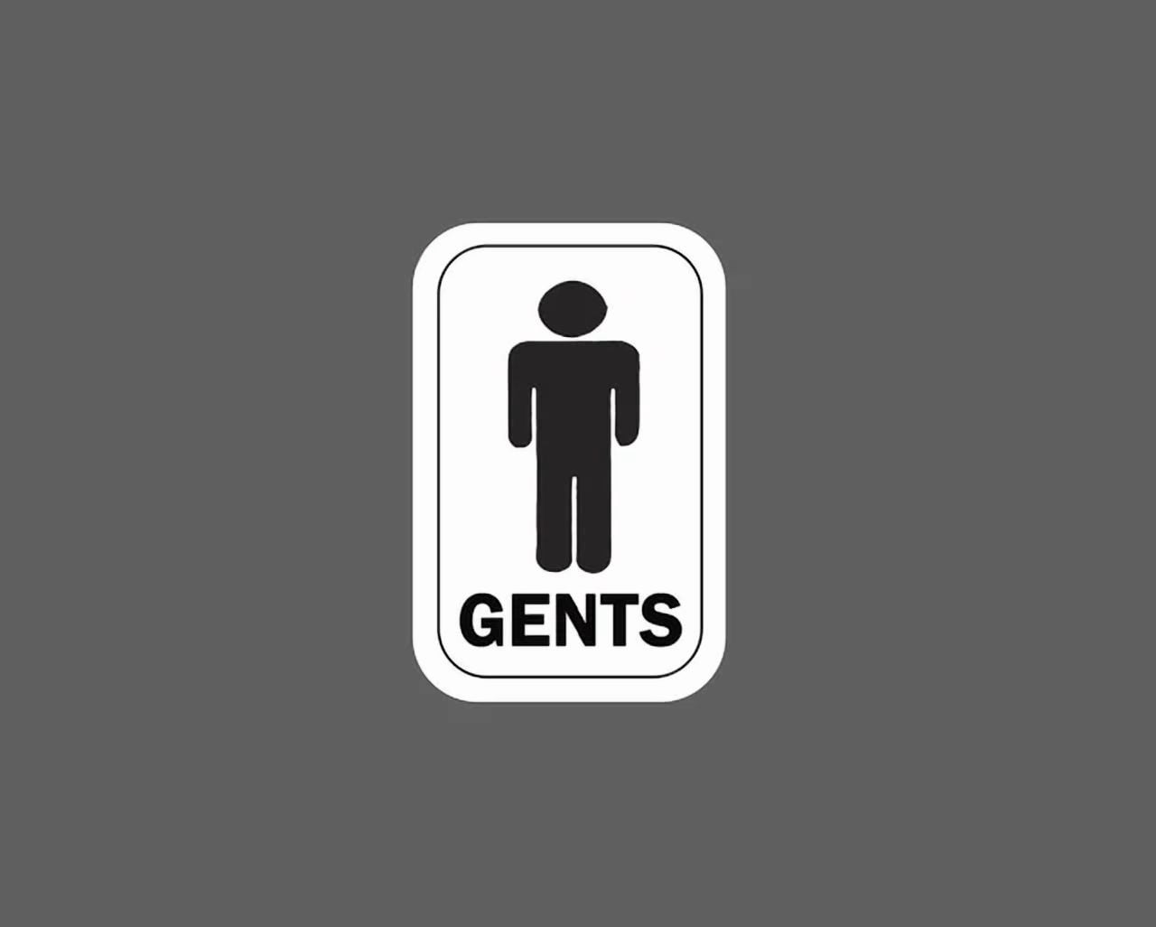 DOPASTICKER Gents Sticker Men Gentleman Sticker Phone Sticker, Latop ...