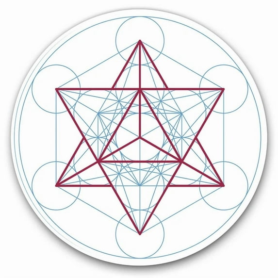 DOPASTICKER Geometric Star Ritual Esoterick Cool Gift Decorative Laptop ...