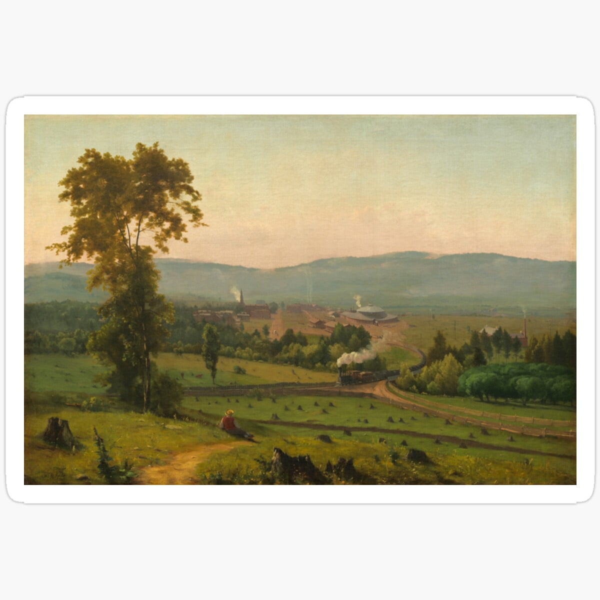 DOPASTICKER George Inness The Lackawanna Valley, 1856 Sticker ...