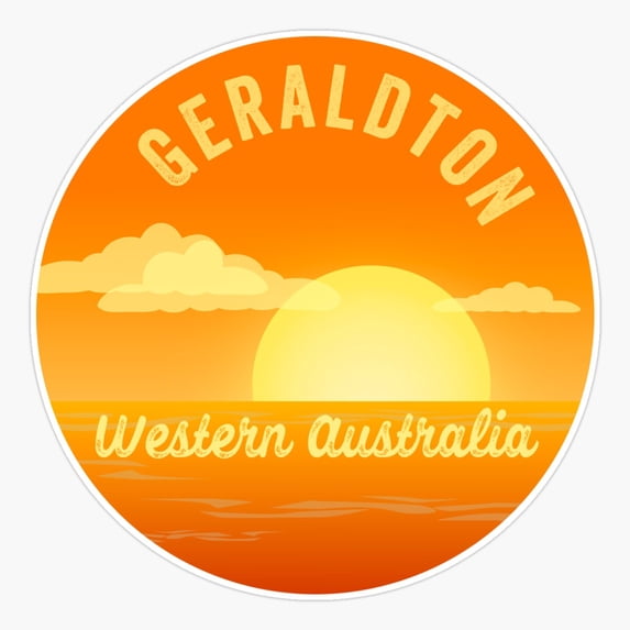 DOPASTICKER Geraldton Western Australia Landscape Australia Sticker ...