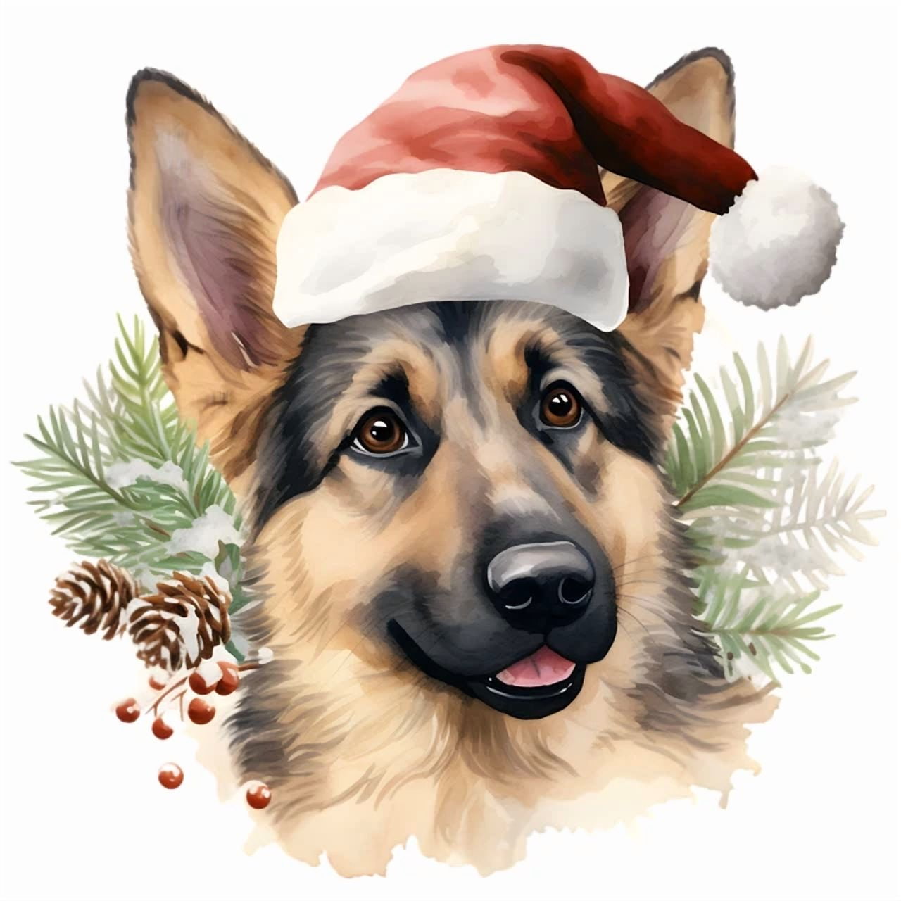 DOPASTICKER German Shepherd Dog Car Sticker Dogs Sticker Phone Sticker ...