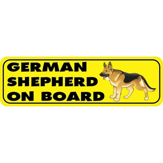 DOPASTICKER German Shepherd On Board Sticker Phone Sticker, Latop ...