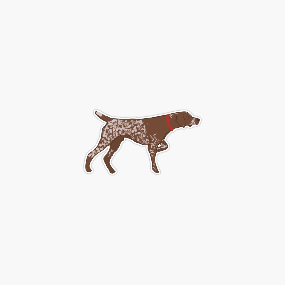 DOPASTICKER German Shorthair Pointer Sticker, Phone Sticker Car Sticker ...