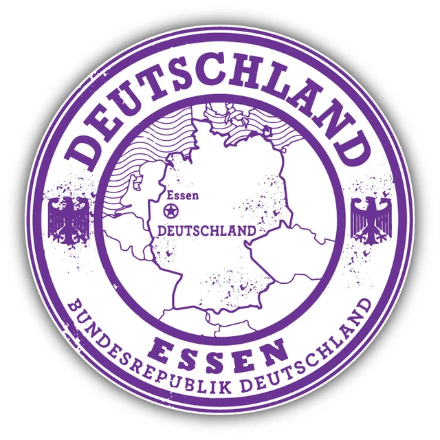 DOPASTICKER Germany Deutschland Rubber Sticker Decal Phone Decal Water ...