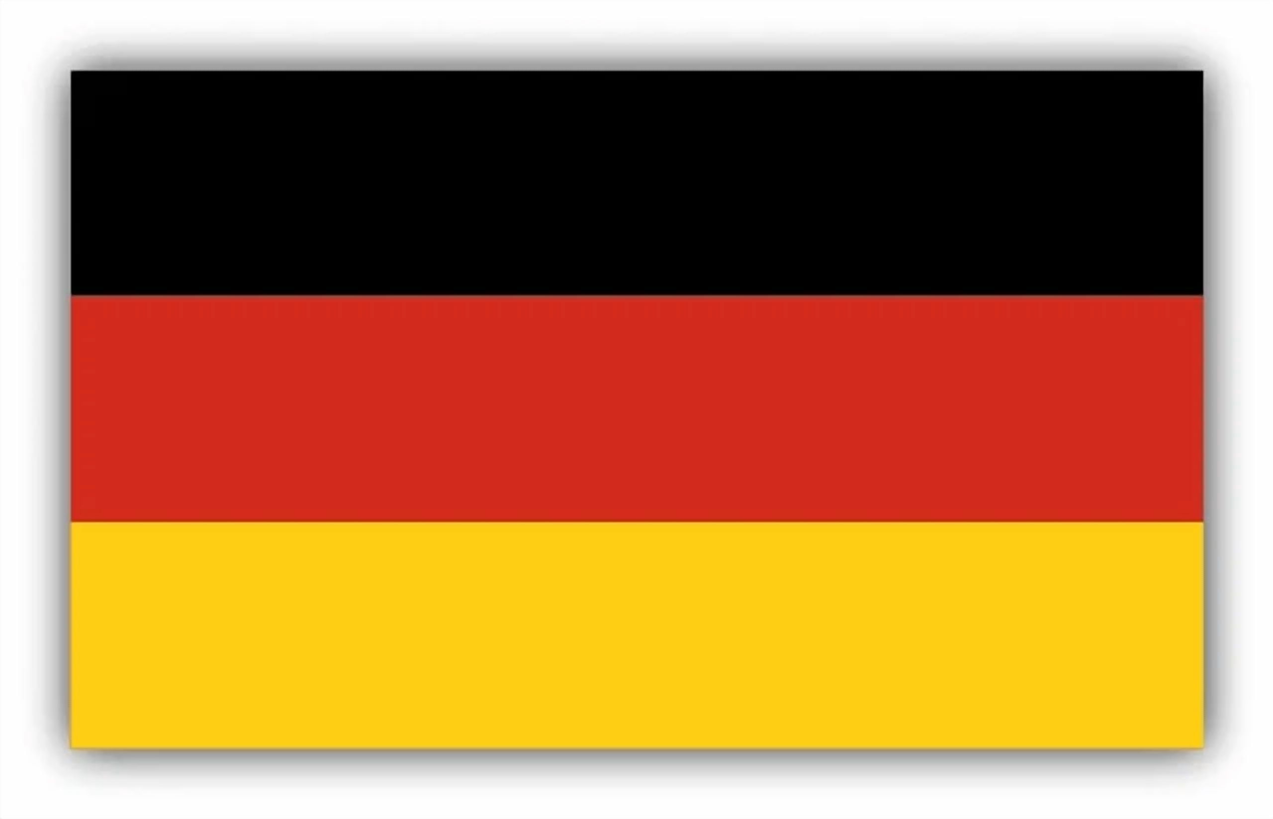 DOPASTICKER Germany Flag Sticker Decal Phone Decal Water Bottle ...
