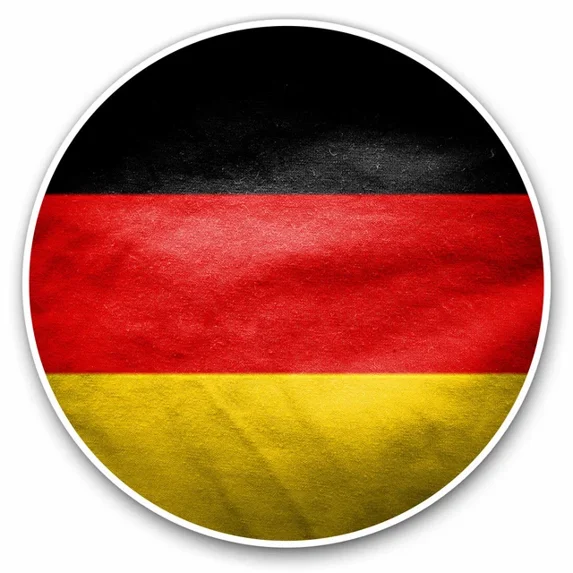 DOPASTICKER Germany German Flag Souvenir Cool Gift Decorative Laptop ...