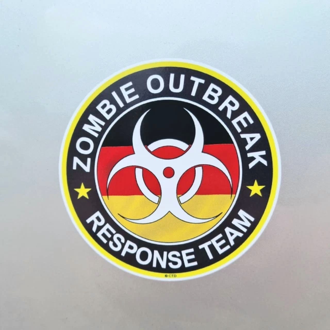 DOPASTICKER Germany German Flag Zombie Response Team Sticker Decal For ...